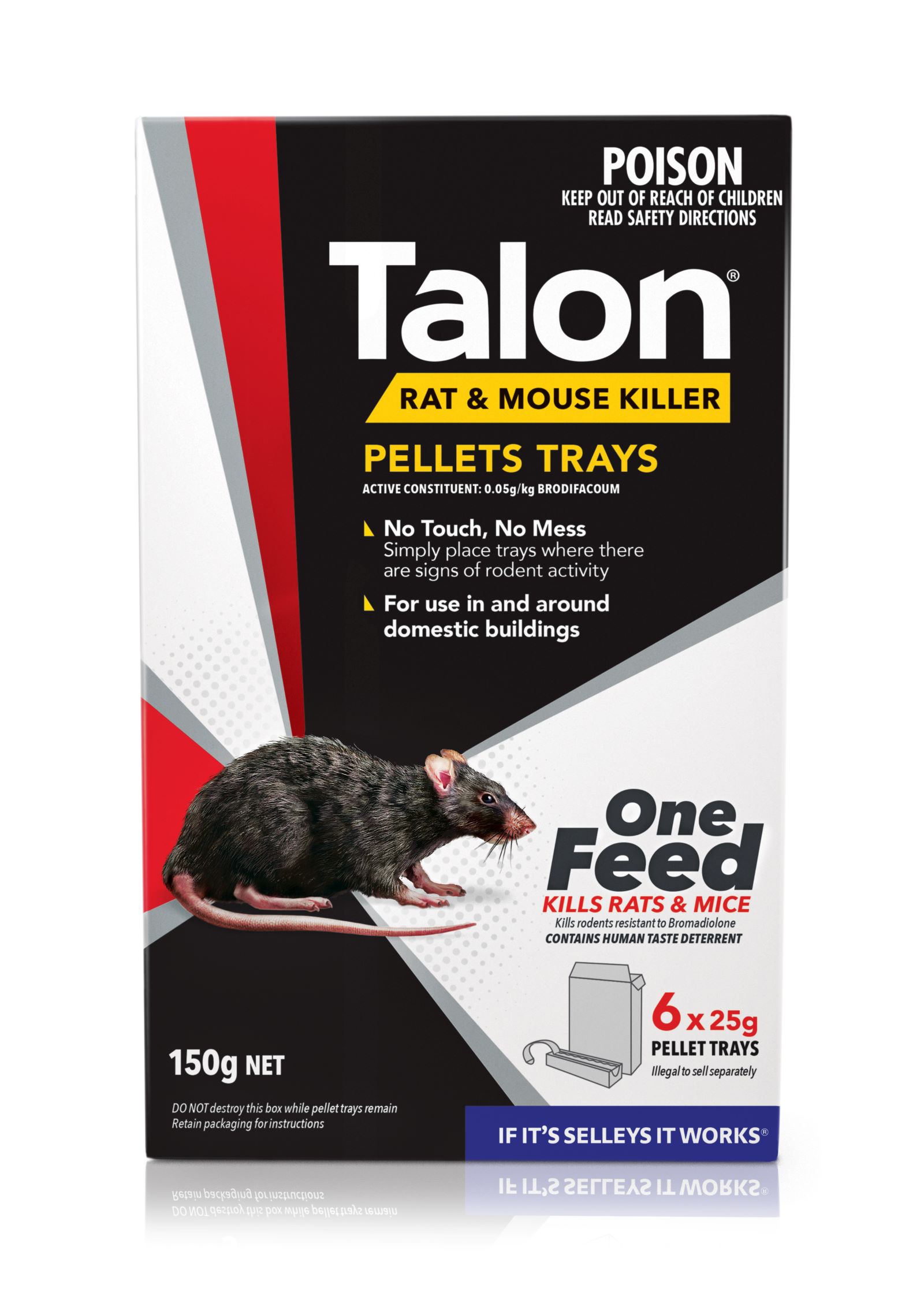 Talon Rat and Mouse Killer Pellets Trays | Yates Gardening Australia