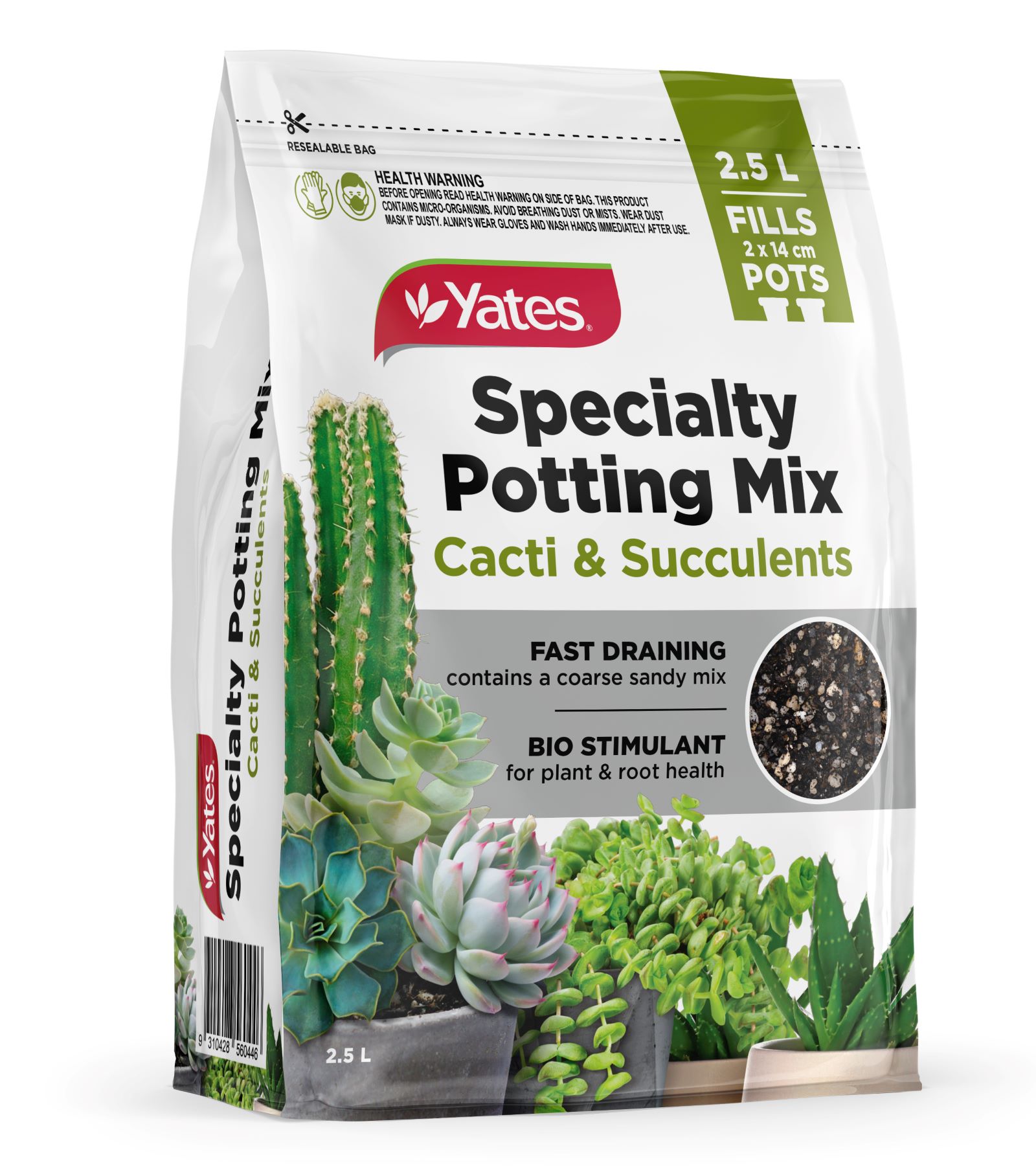Yates 2.5L Specialty Potting Mix for Cacti & Succulents Yates 2.5L Specialty Potting Mix for Cacti & Succulents