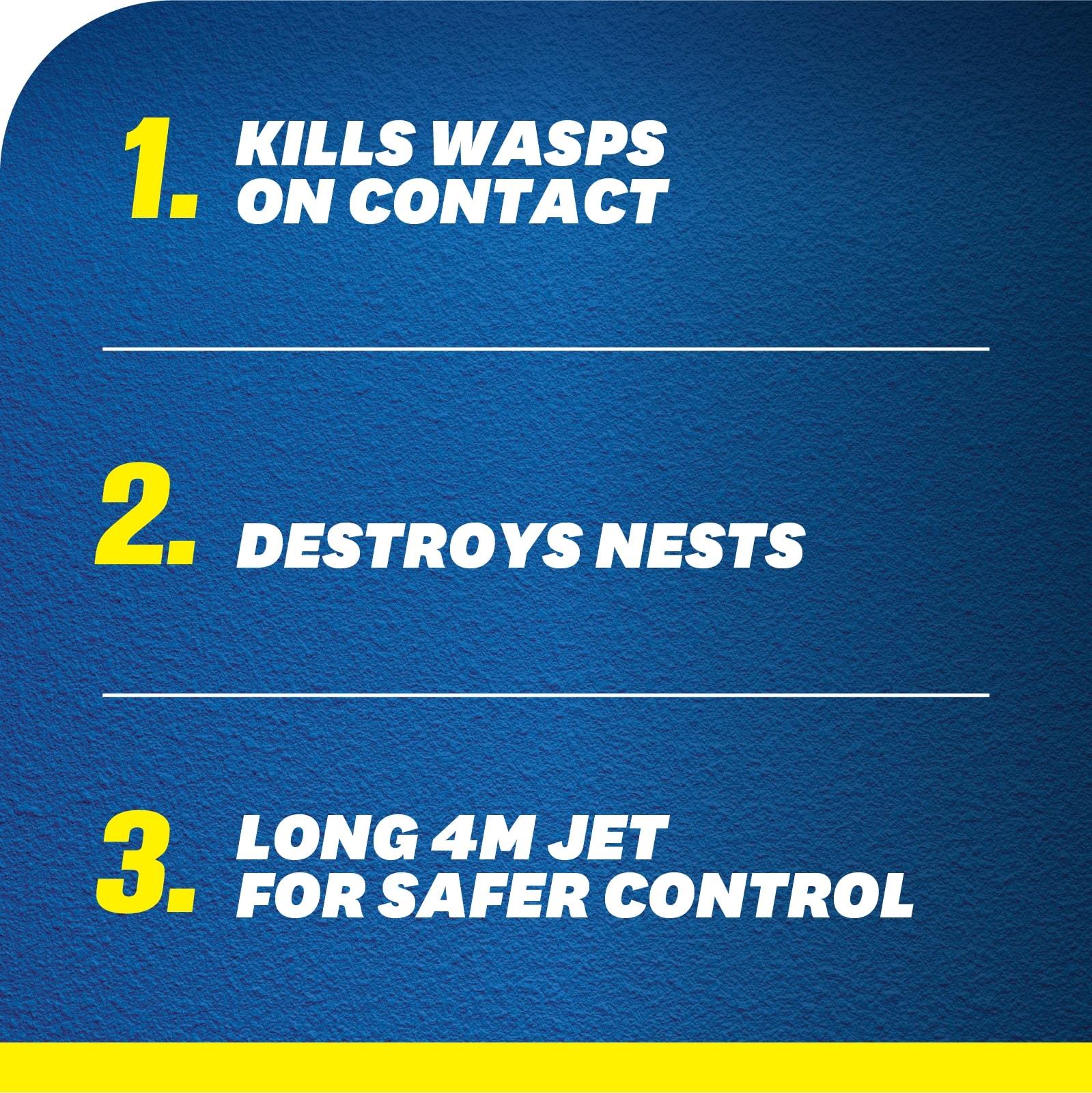 Yates 350g Home Pest Blitzem! Wasp Killer & Nest Destroyer