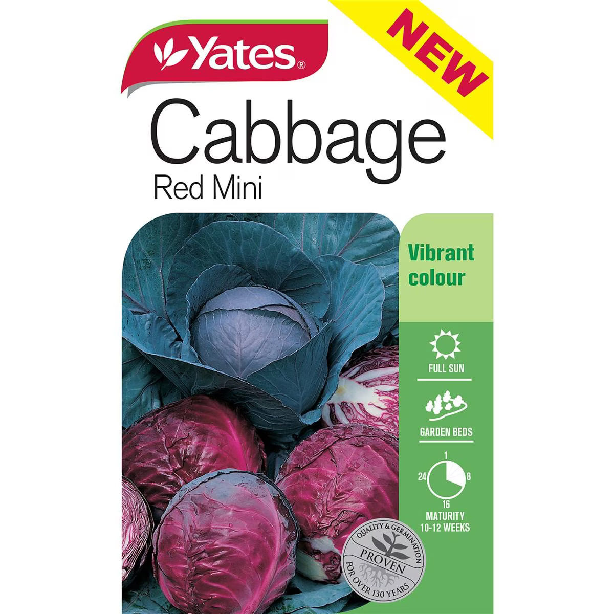 Cabbage Red Mini | Garden Seeds Yates Australia