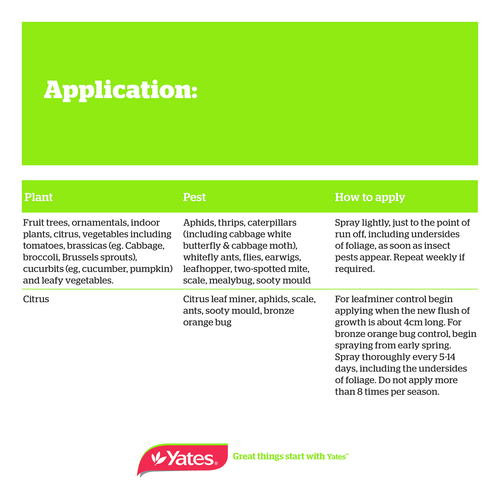 Yates 750mL Nature's Way Citrus & Ornamental Spray