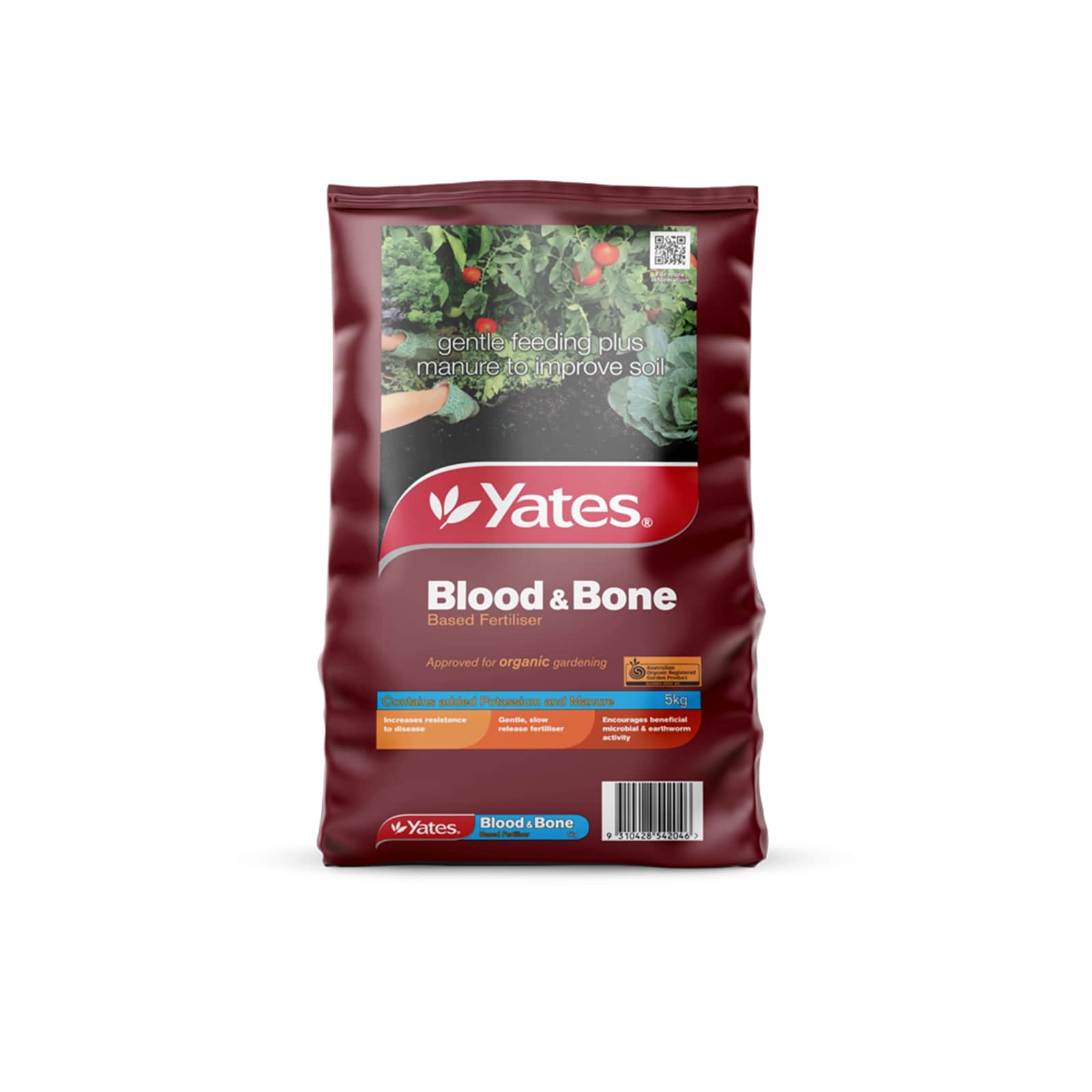 Yates 5kg Blood & Bone Based Fertiliser (WA Only)