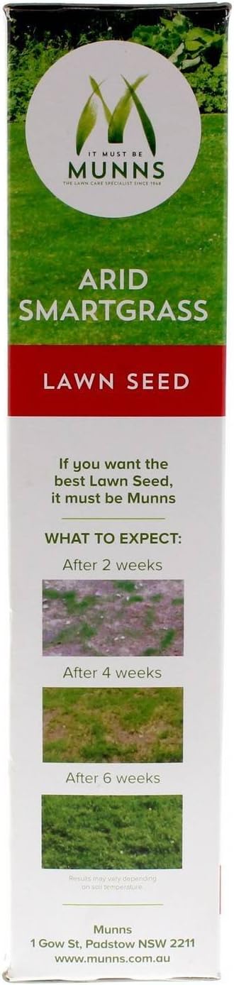 Munns Arid Smartgrass Lawn Seed 1kg