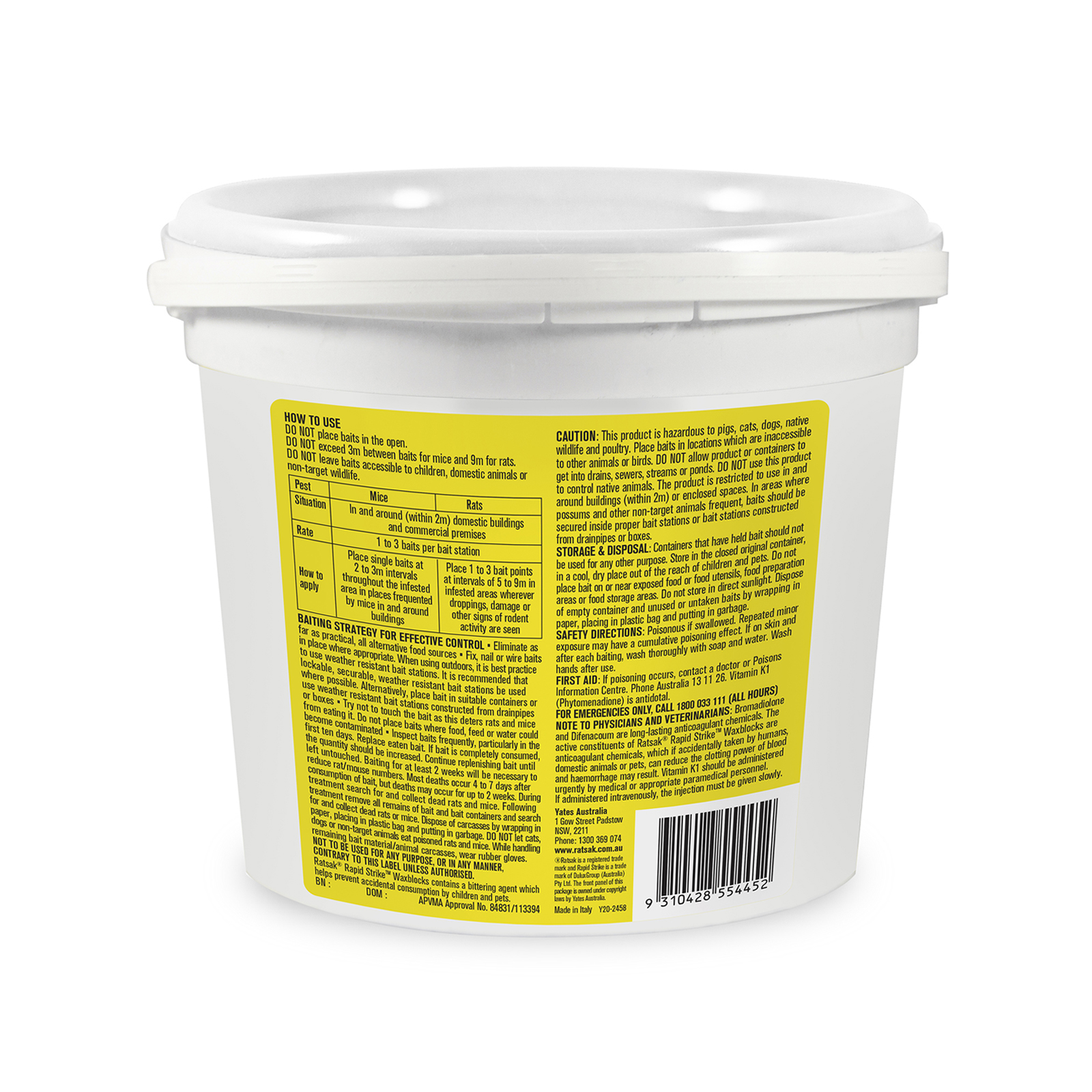 RATSAK Rapid Strike Advanced Dual Active Soft Bait | Yates Gardening ...