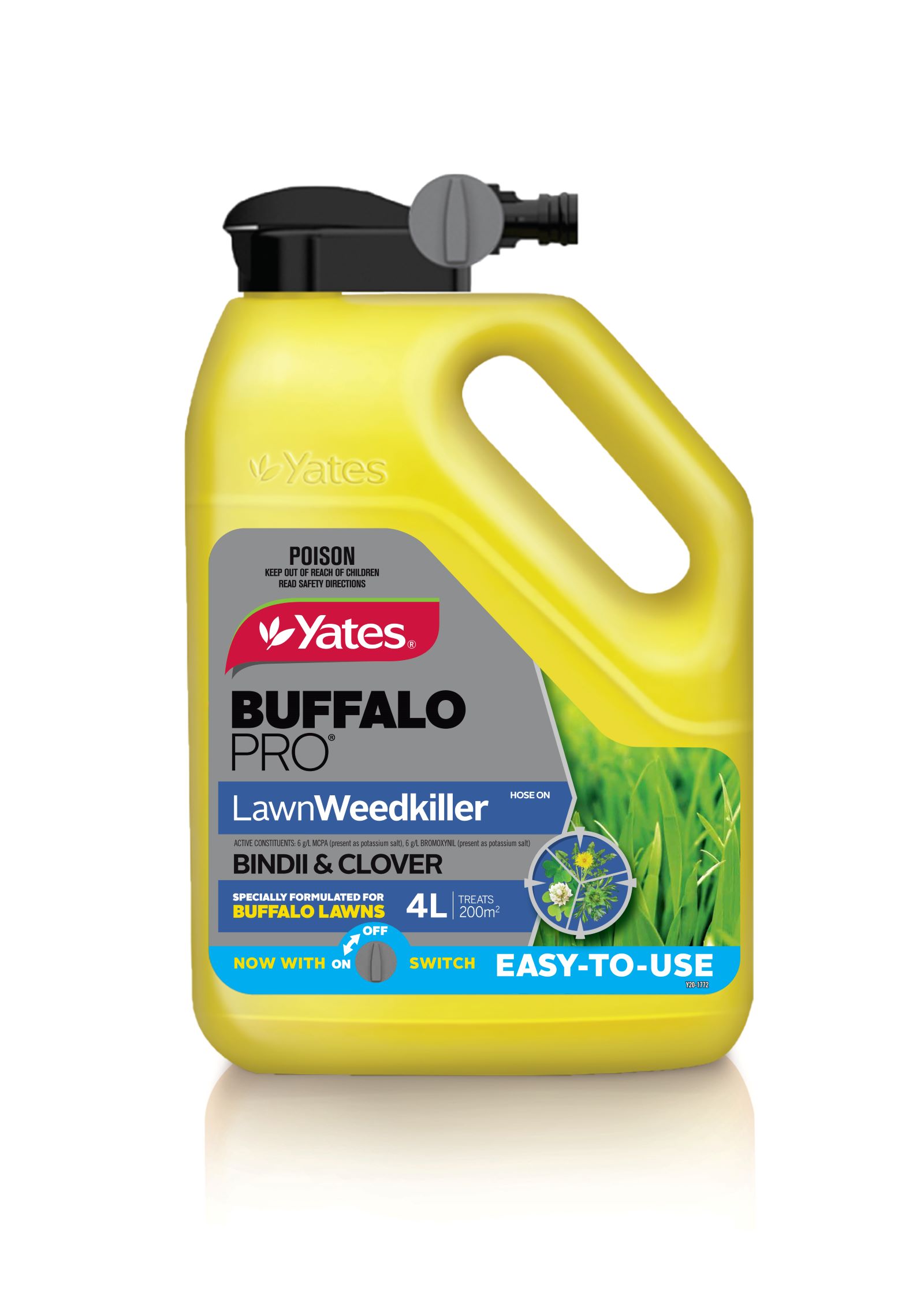 Yates 4L Buffalo PRO Selective Weed Killer Hose-On