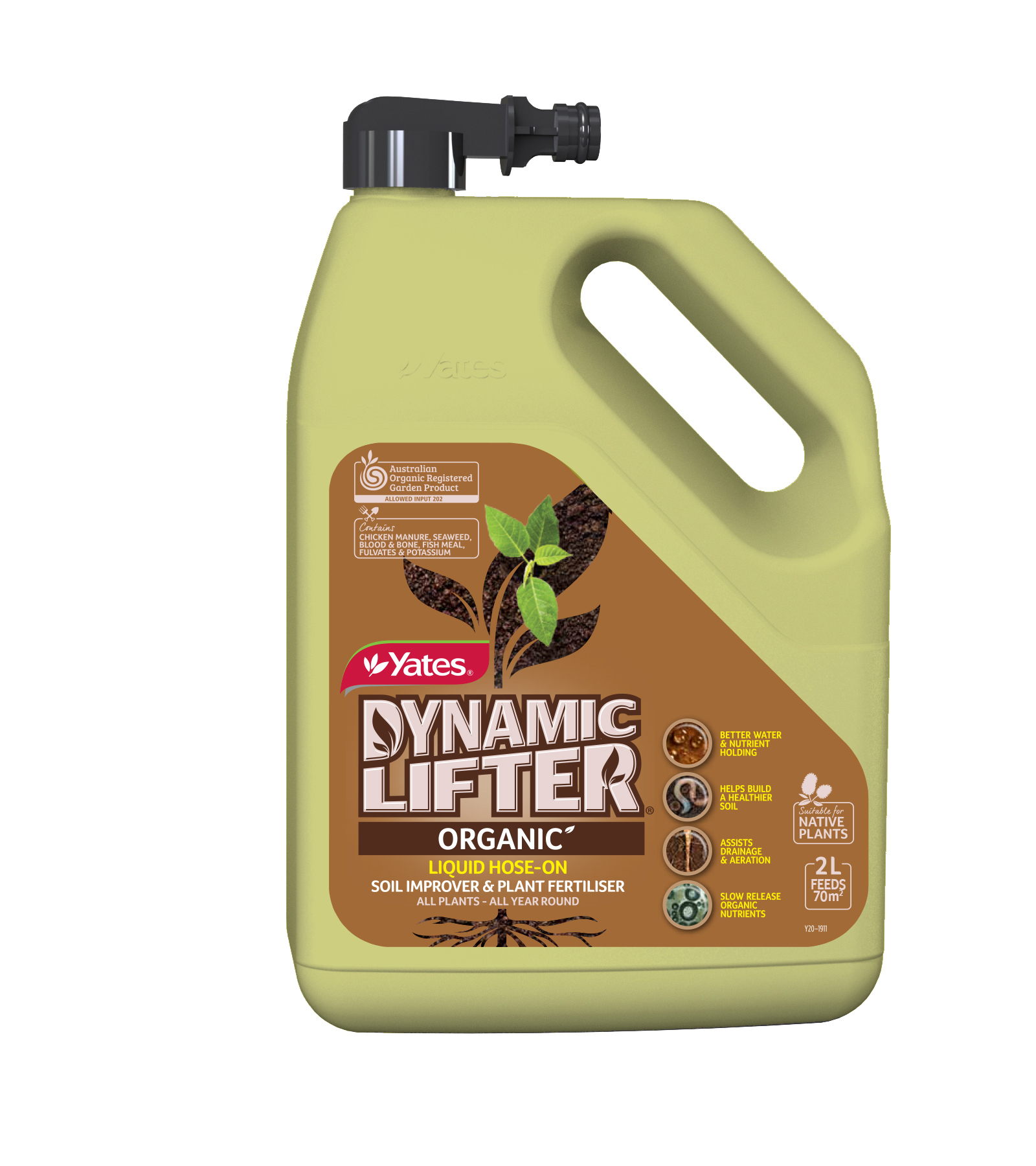Yates 2L Dynamic Lifter Liquid Hose-On