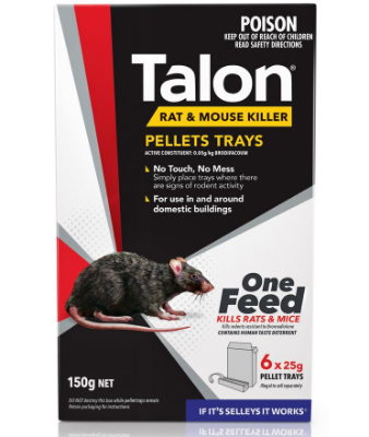 Talon Rat and Mouse Killer Pellets Trays | Yates Gardening Australia
