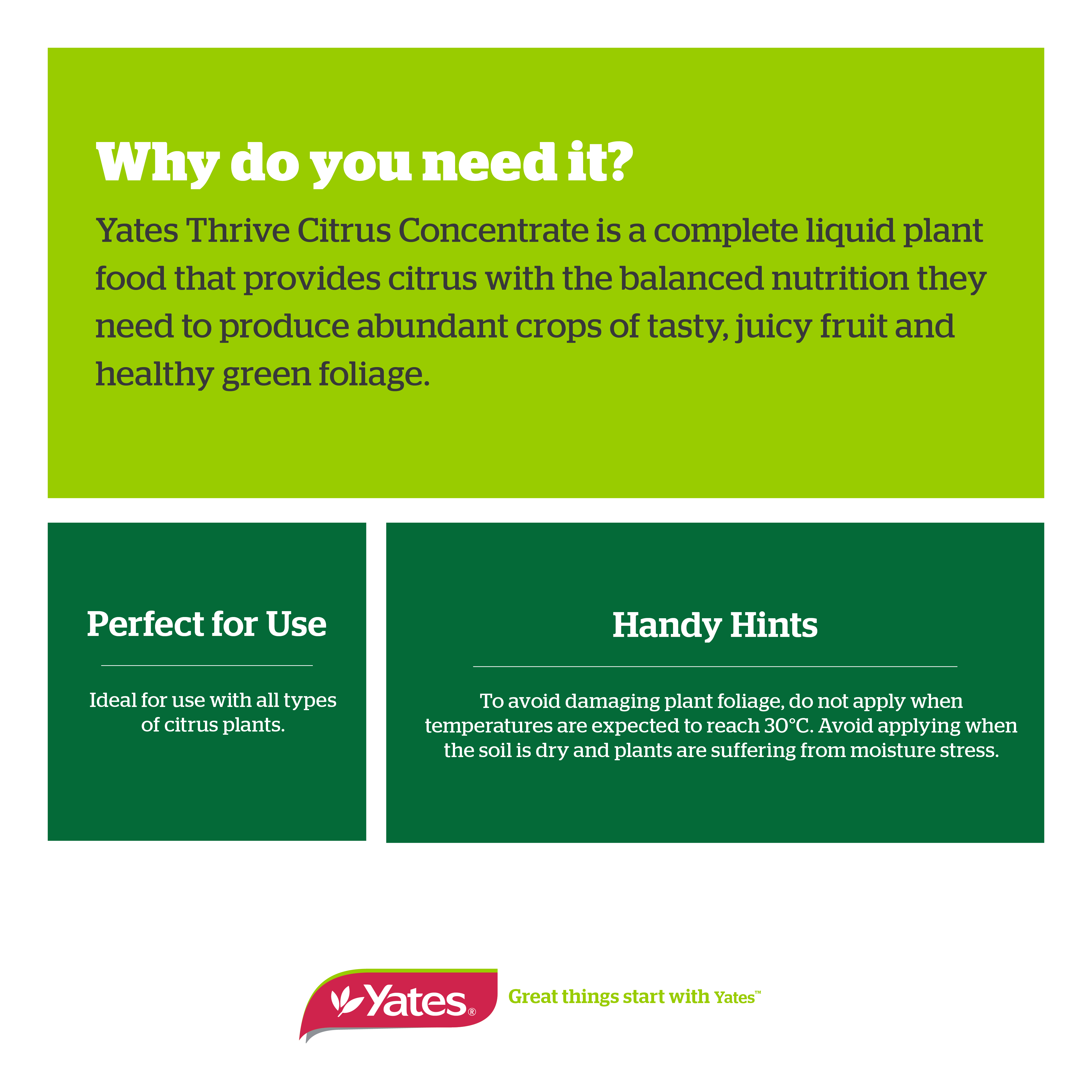 Yates 500mL Thrive Citrus & Fruit Liquid Plant Food