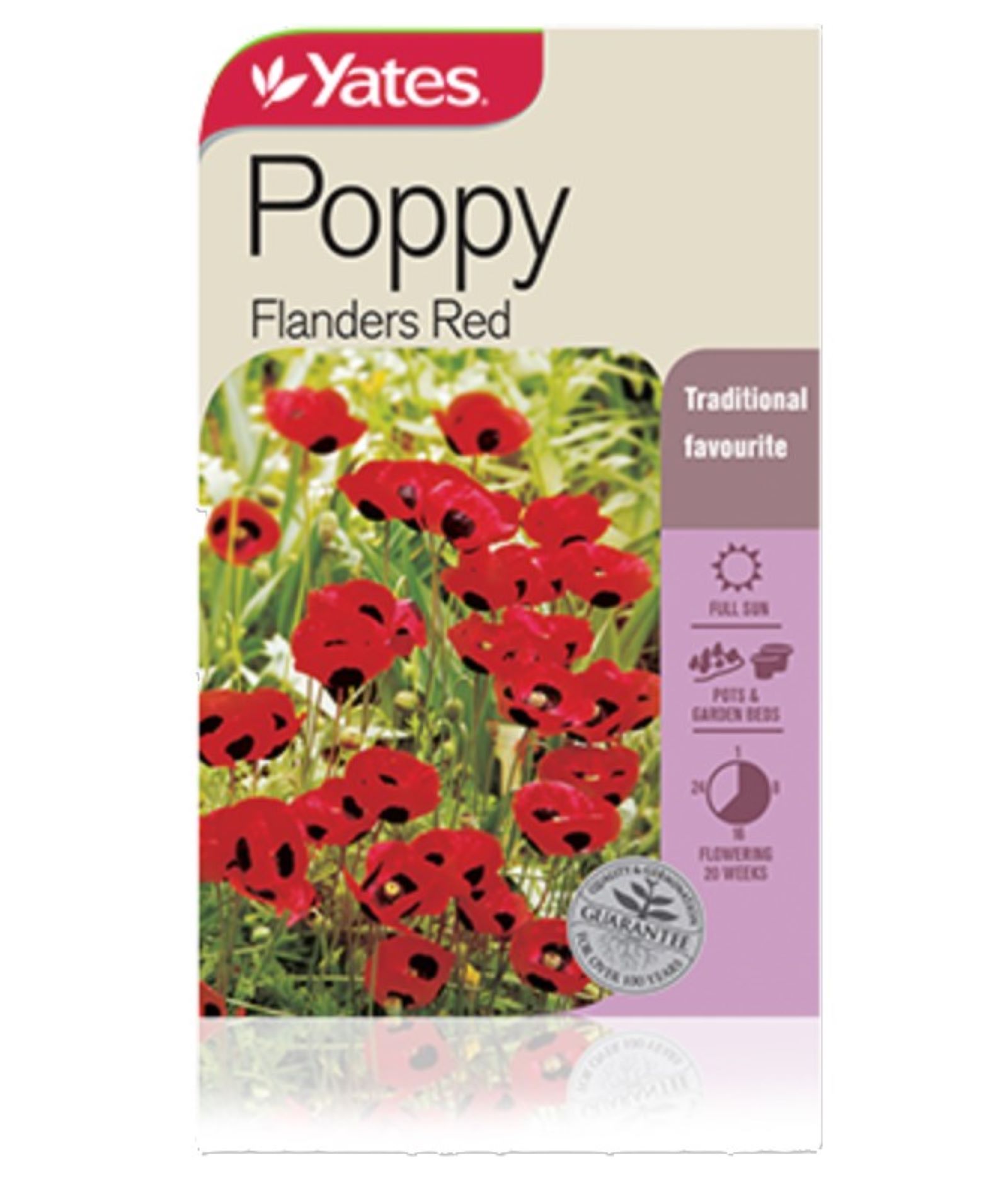Poppy Flanders Red | Garden Seeds Yates Australia