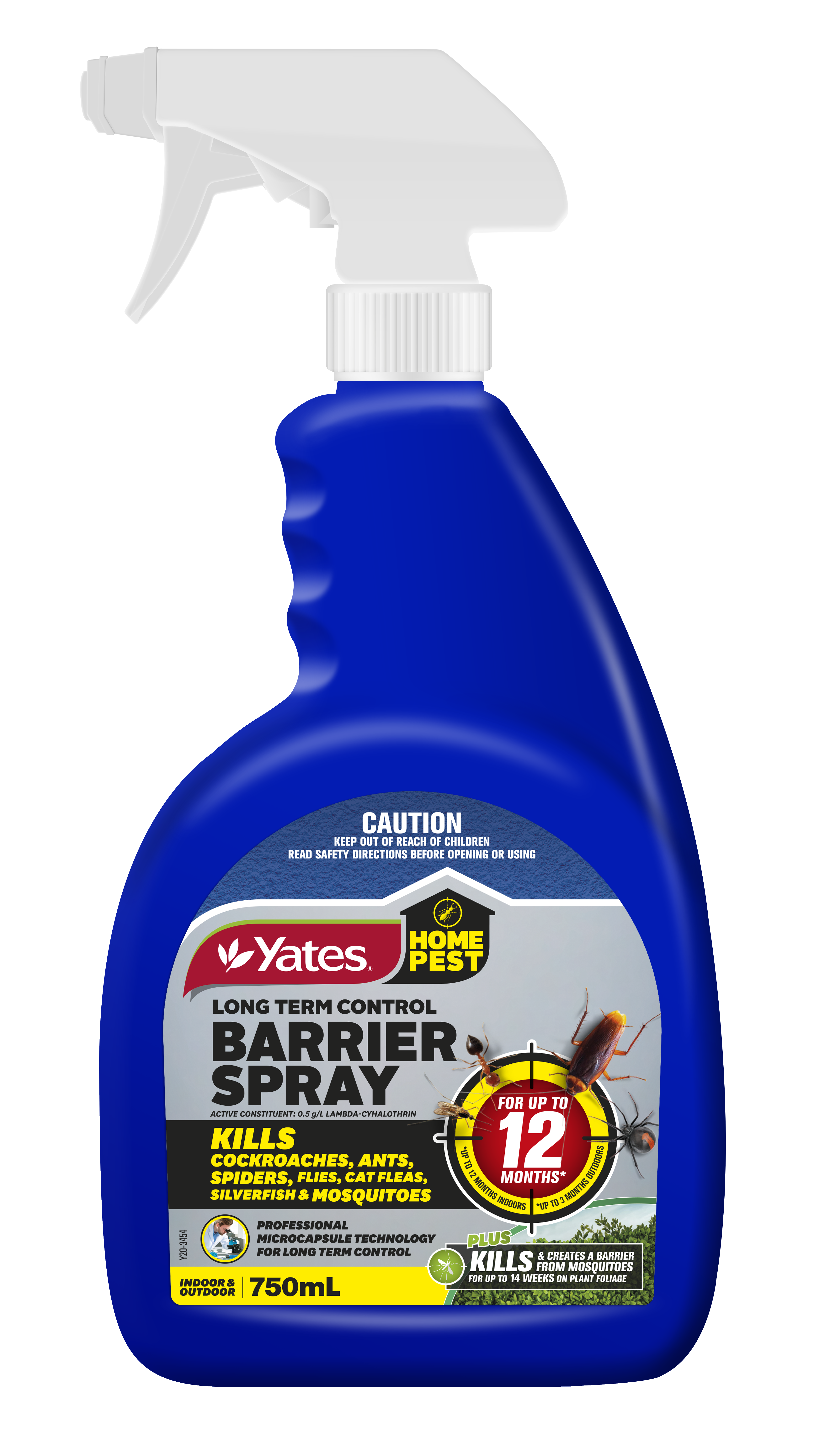 Yates 750mL Home Pest Long Term Control Barrier Spray