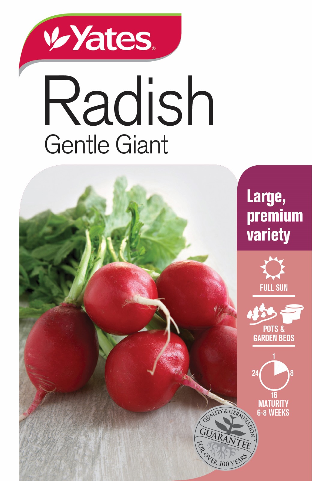 Radish Gentle Giant | Garden Seeds Yates Australia