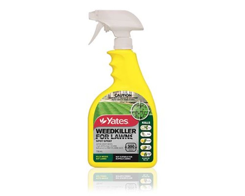 Yates 750mL Weedkiller for Lawns Spot Spray Ready-to-Use