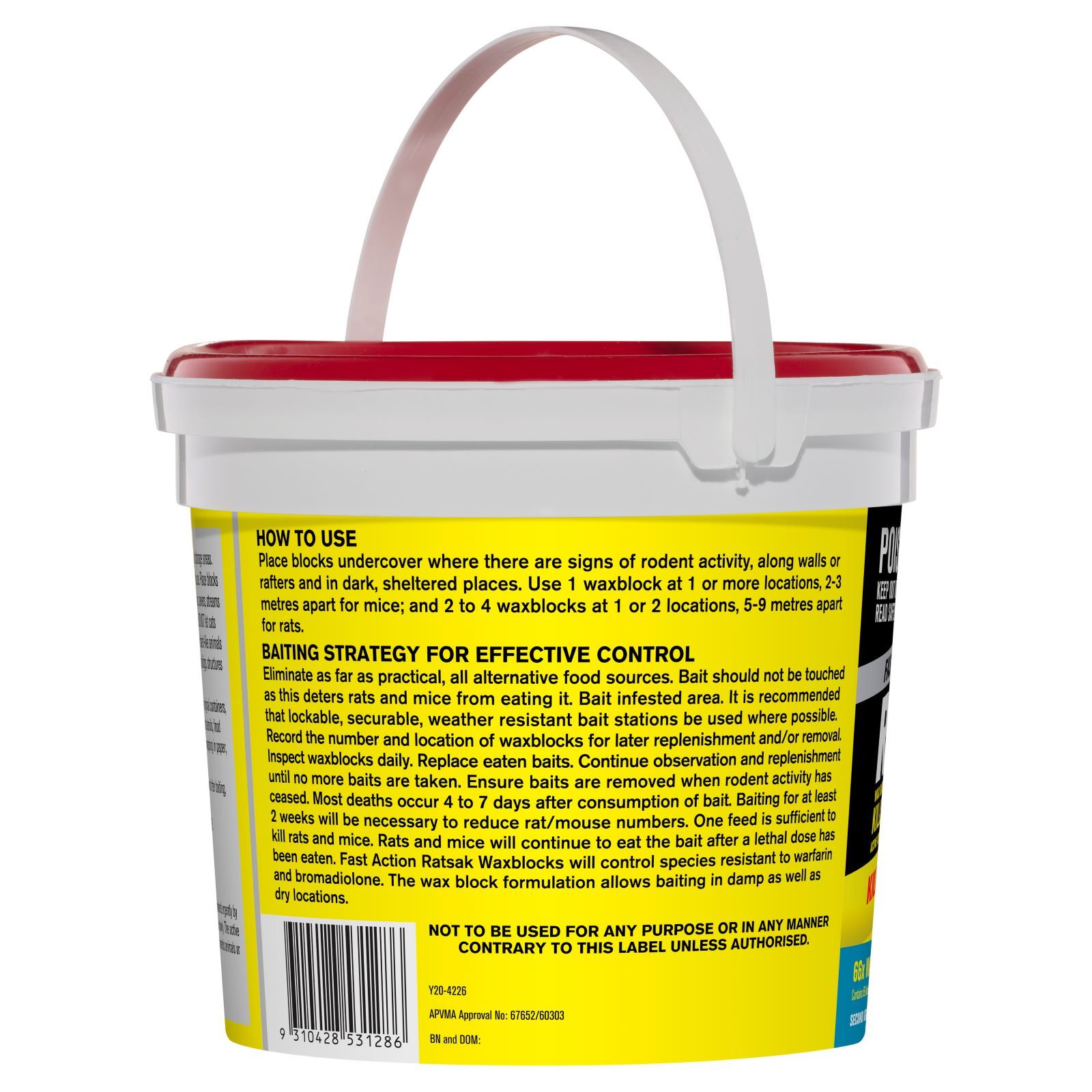 RATSAK Fast Action Wax Blocks | Yates Gardening Australia