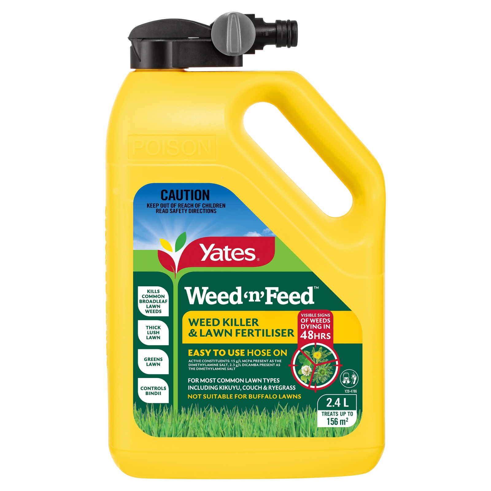 Yates 2.4L Weed 'n' Feed Hose-On