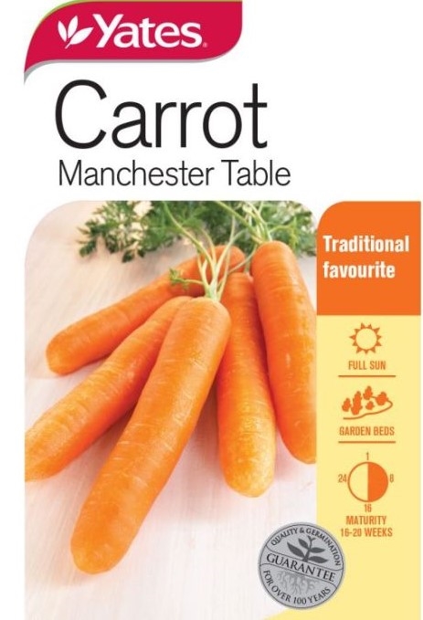 Carrot Manchester Table | Garden Seeds Yates Australia