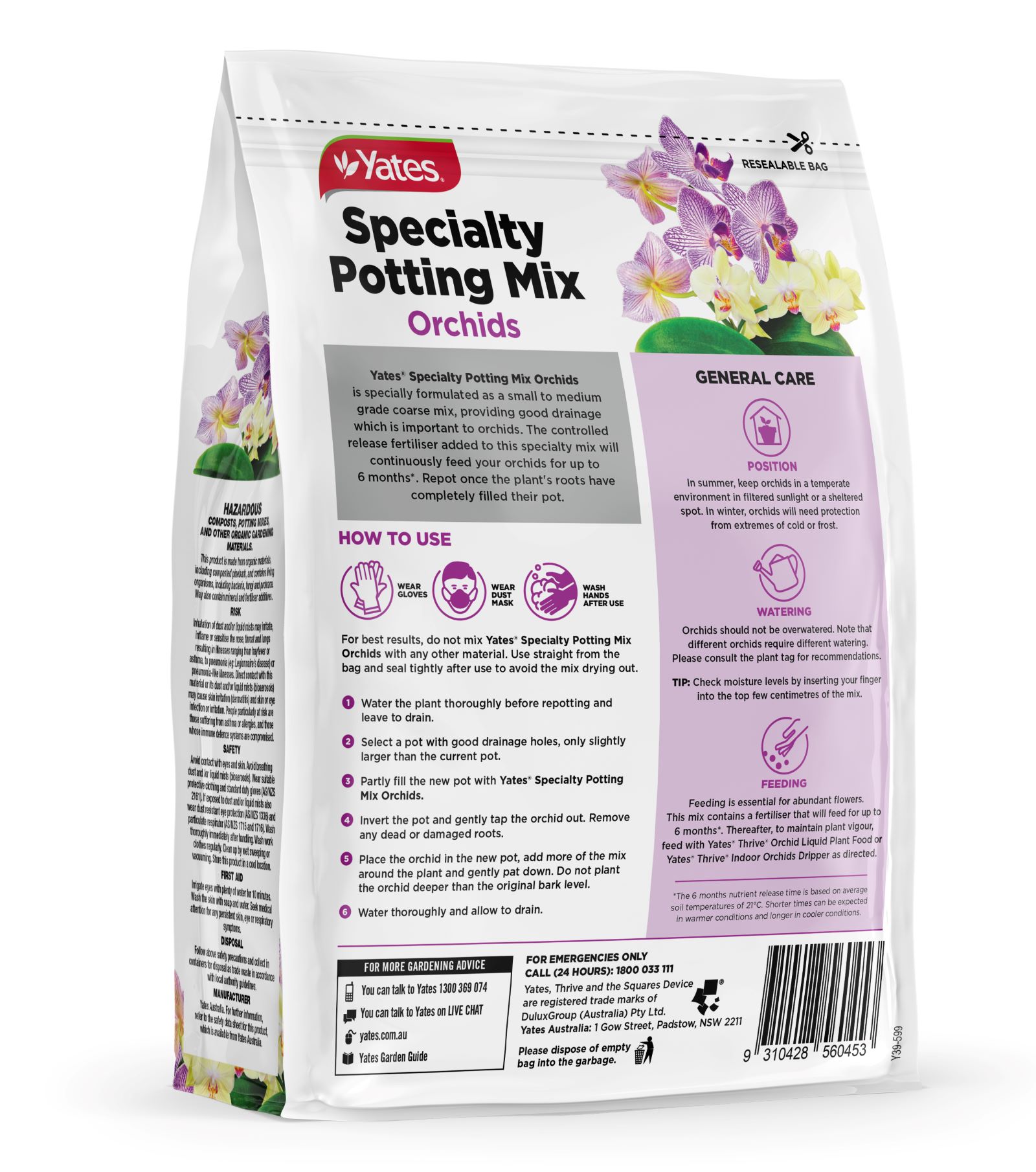 Yates 2.5L Specialty Potting Mix for Orchids
