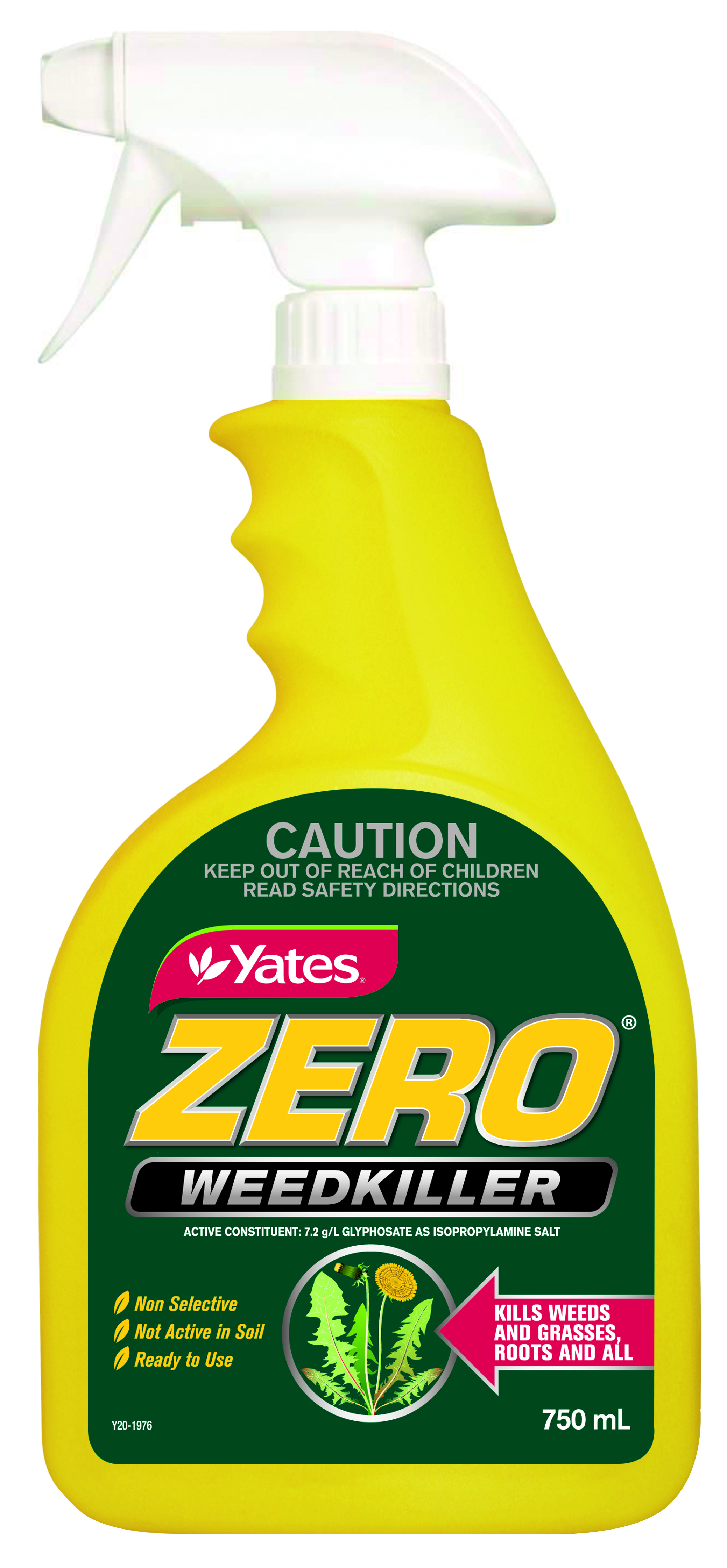 Yates 750ml Zero Weedkiller