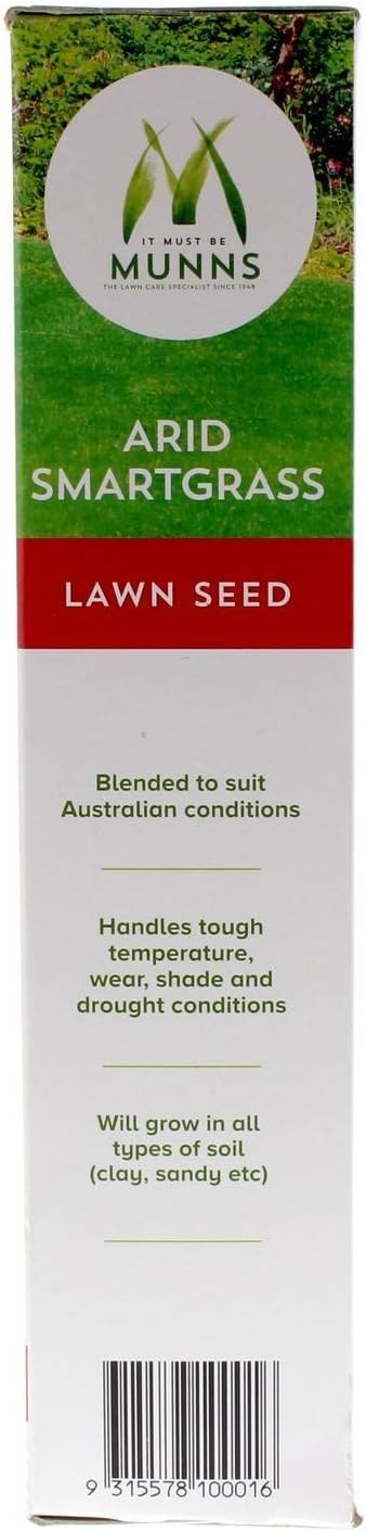 Munns Arid Smartgrass Lawn Seed 1kg