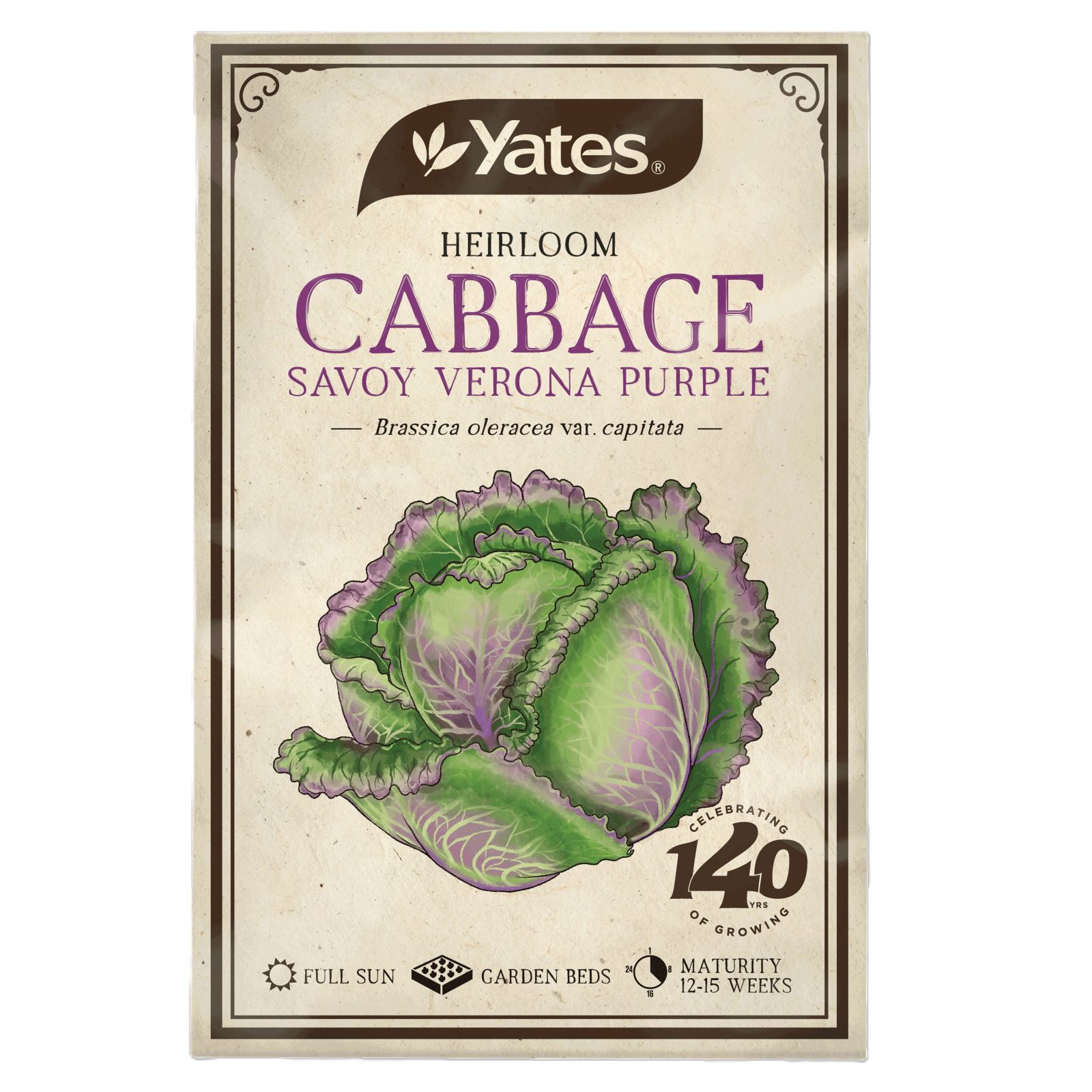Heirloom Cabbage Savoy Verona Seeds