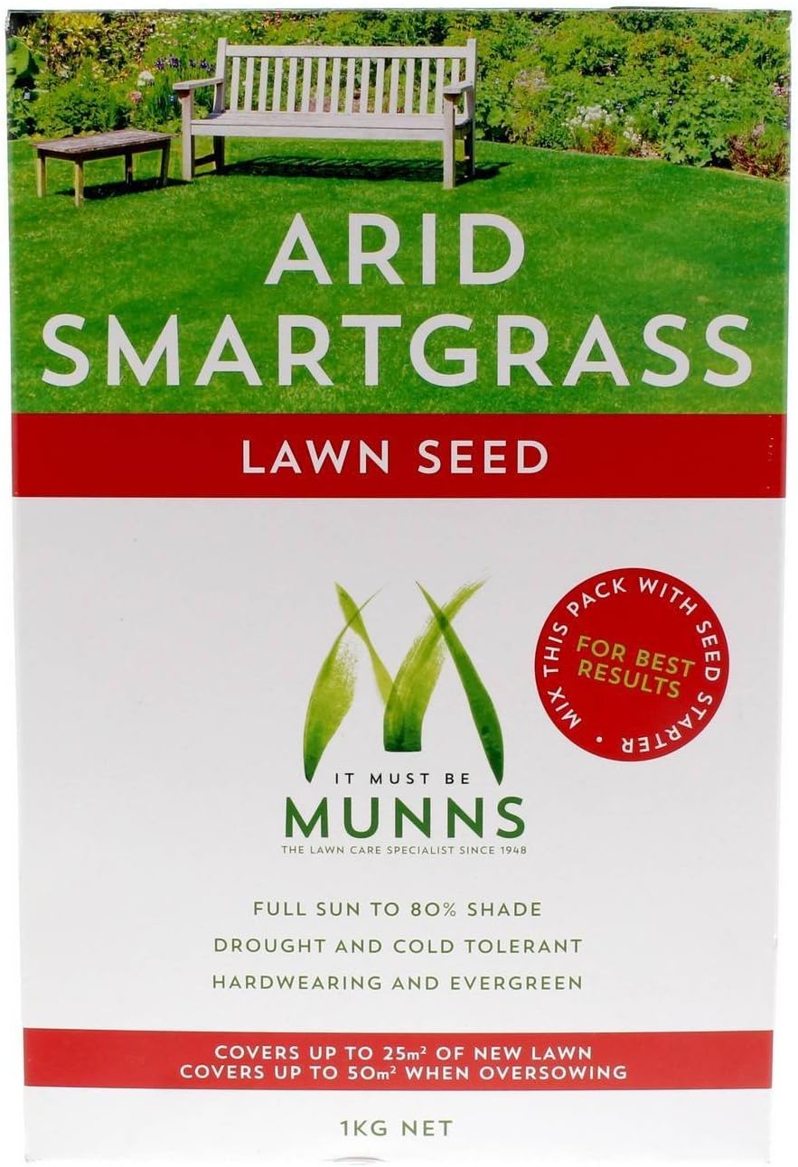 Munns Arid Smartgrass Lawn Seed 1kg