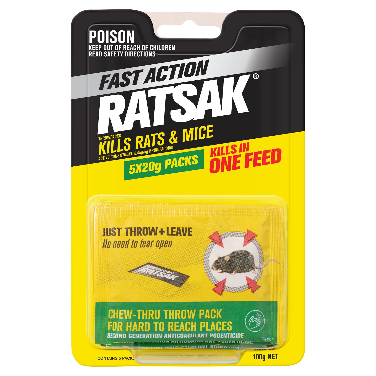 RATSAK Fast Action Throw Packs | Yates Gardening Australia