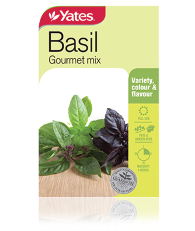 Basil Gourmet Mix | Garden Seeds Yates Australia