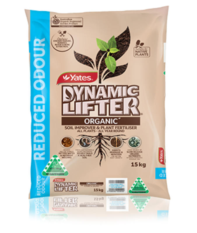 Yates Dynamic Lifter Reduced Odour Soil Improver & Plant Fertiliser ...