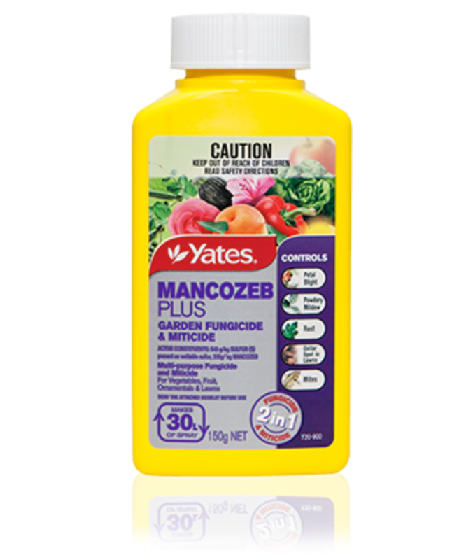 Yates 150g Mancozeb Plus Garden Fungicide and Miticide | Yates ...
