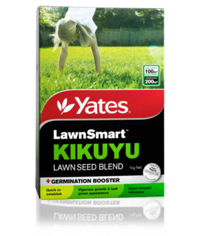 Yates LawnSmart Kikuyu Lawn Seed | Yates Gardening Australia
