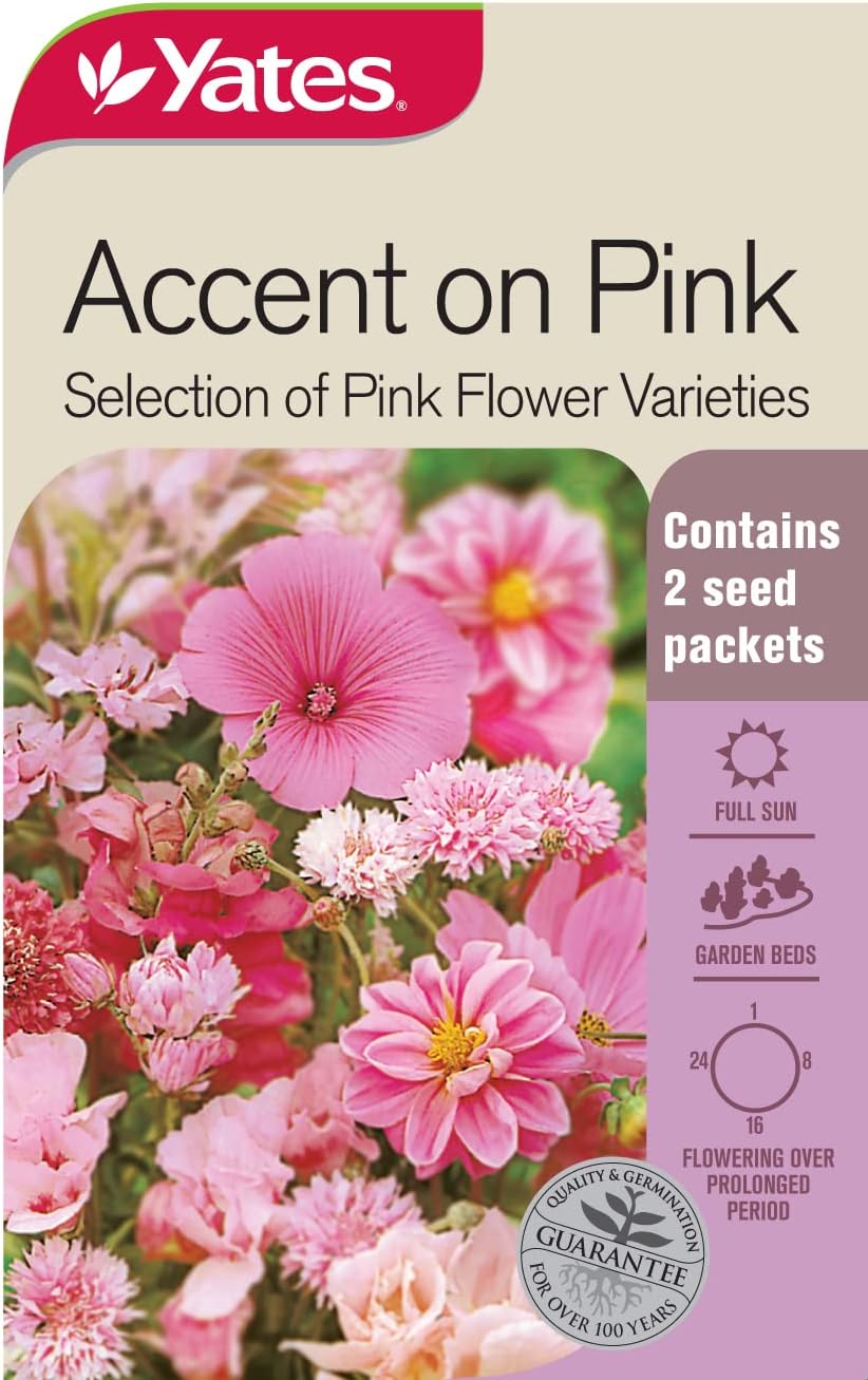 Accent On Pink Selection of Pink Flower Varieties | Garden Seeds Yates ...