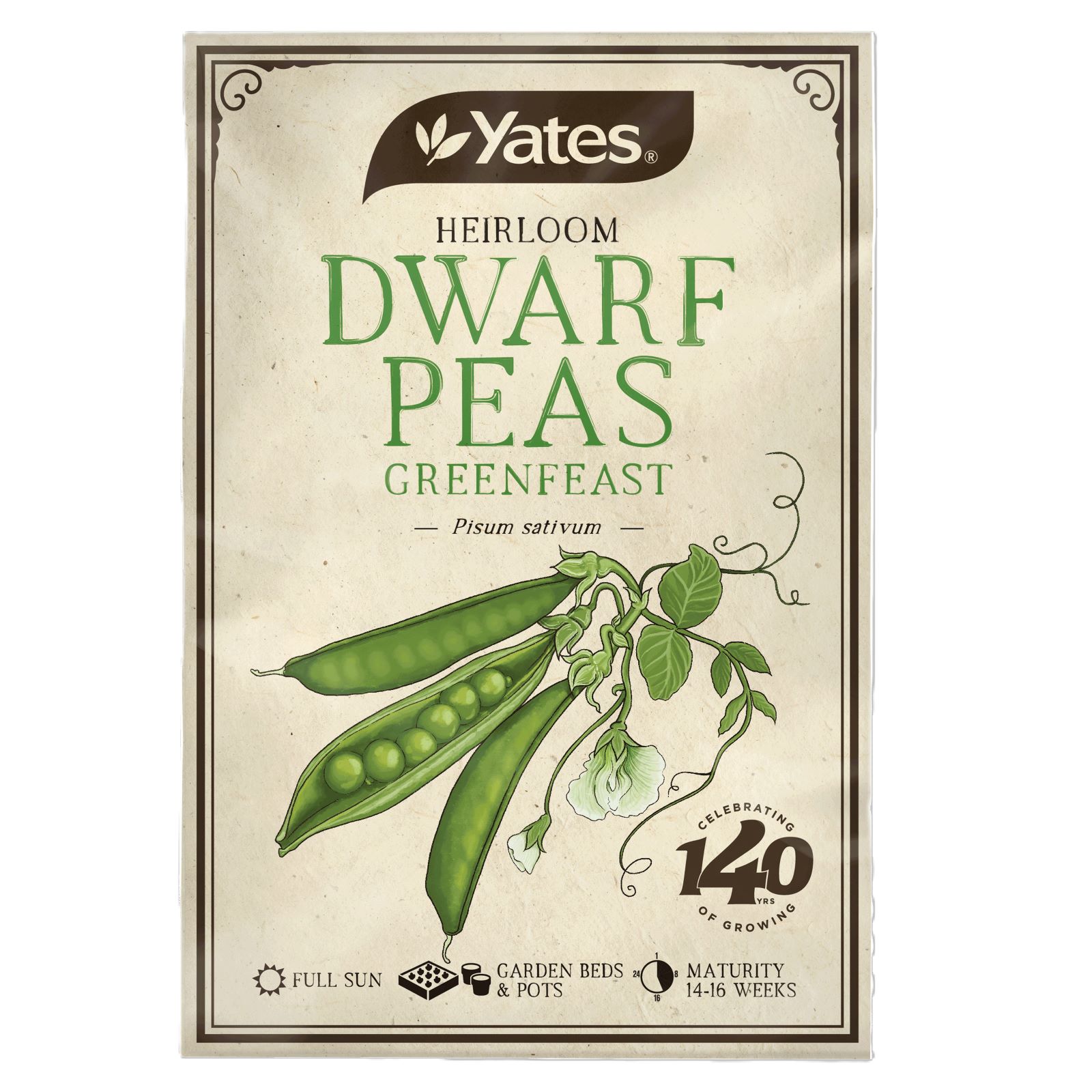 Heirloom Dwarf Peas Greenfeast Seeds