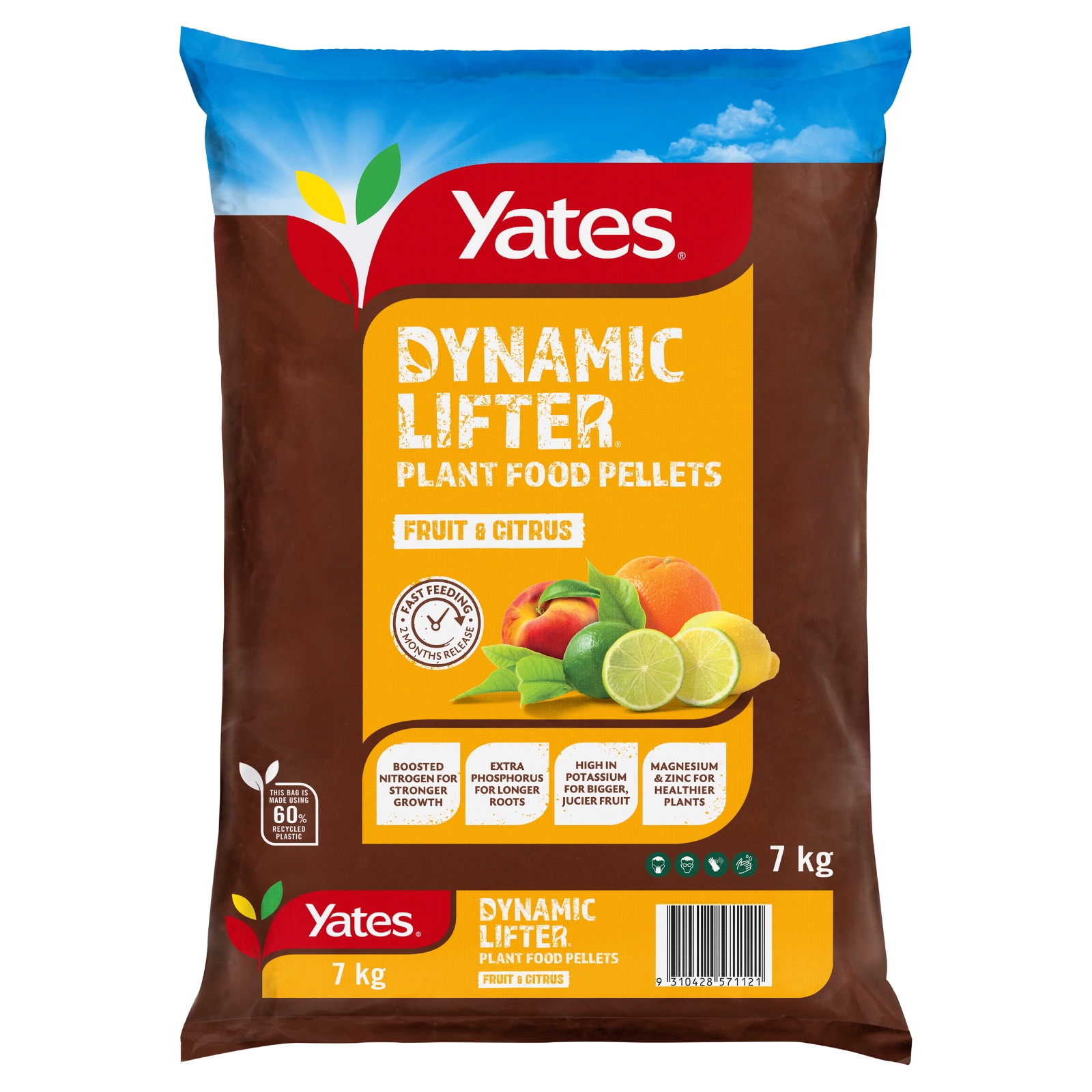 Yates 7kg Dynamic Lifter Fruit & Citrus Pelletised Plant Food