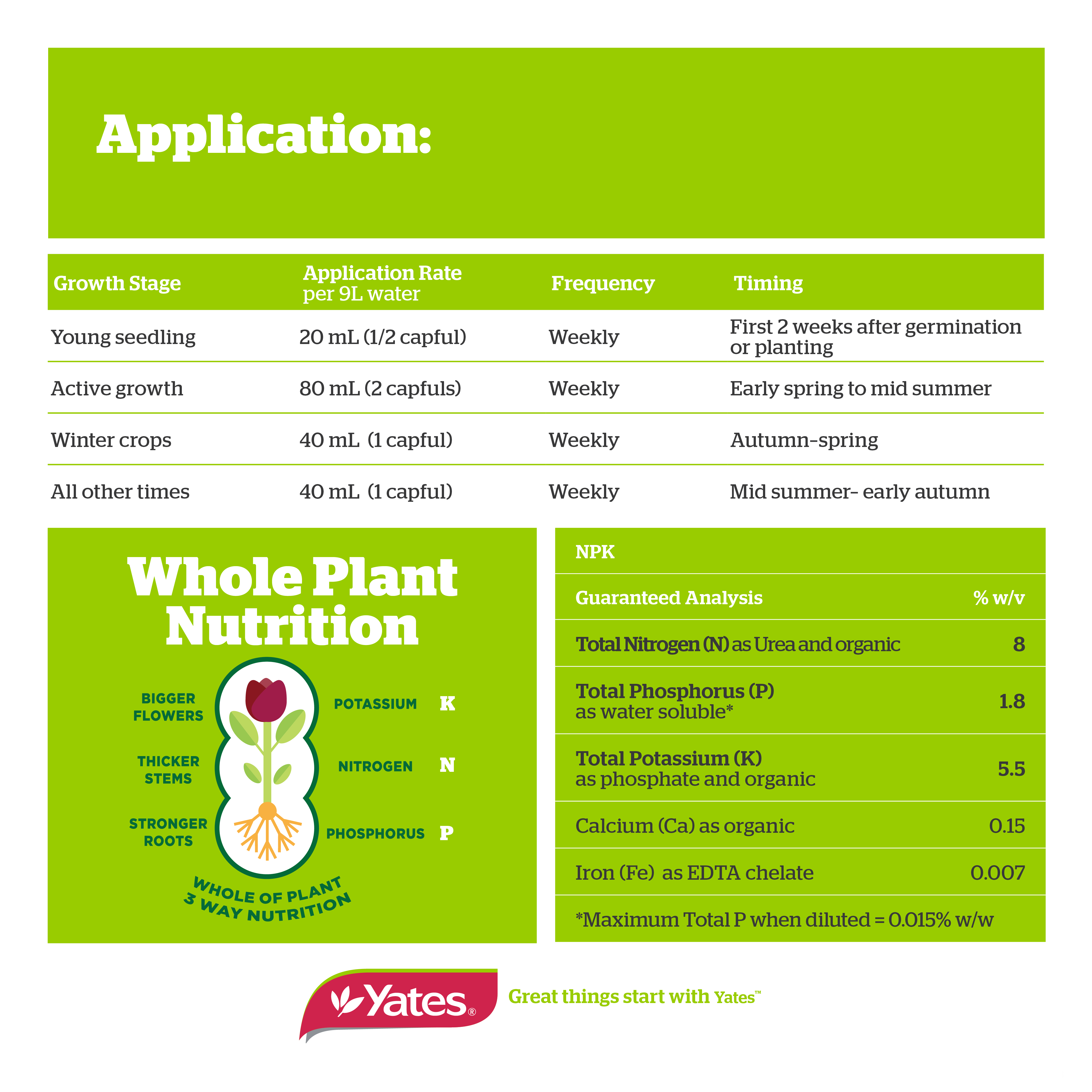 Yates 1L Thrive Natural Vegie & Herb Liquid Plant Food Concentrate