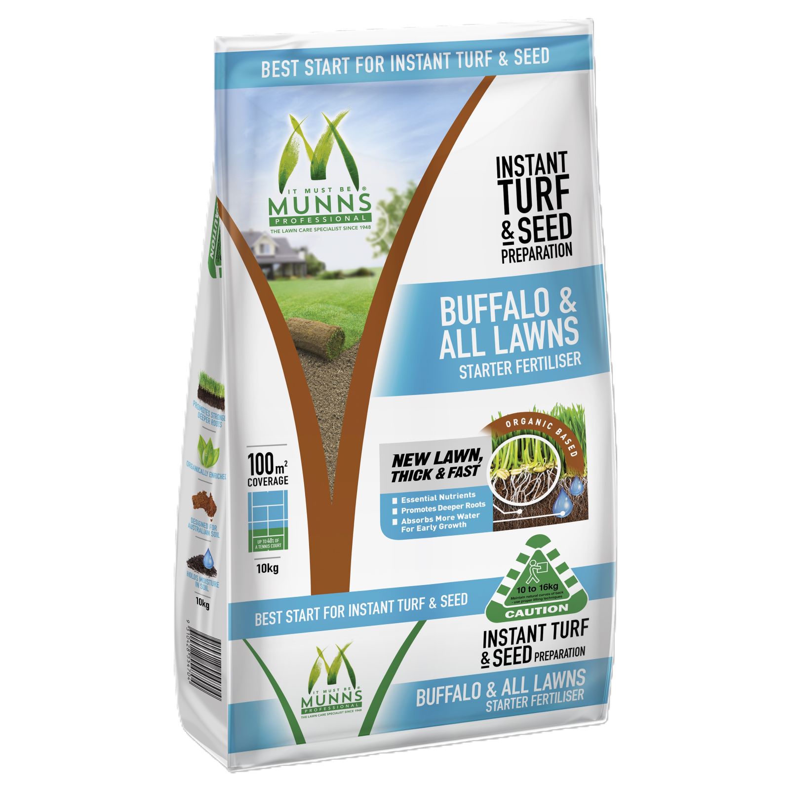 Munns Professional Buffalo & All Lawns Starter Fertiliser