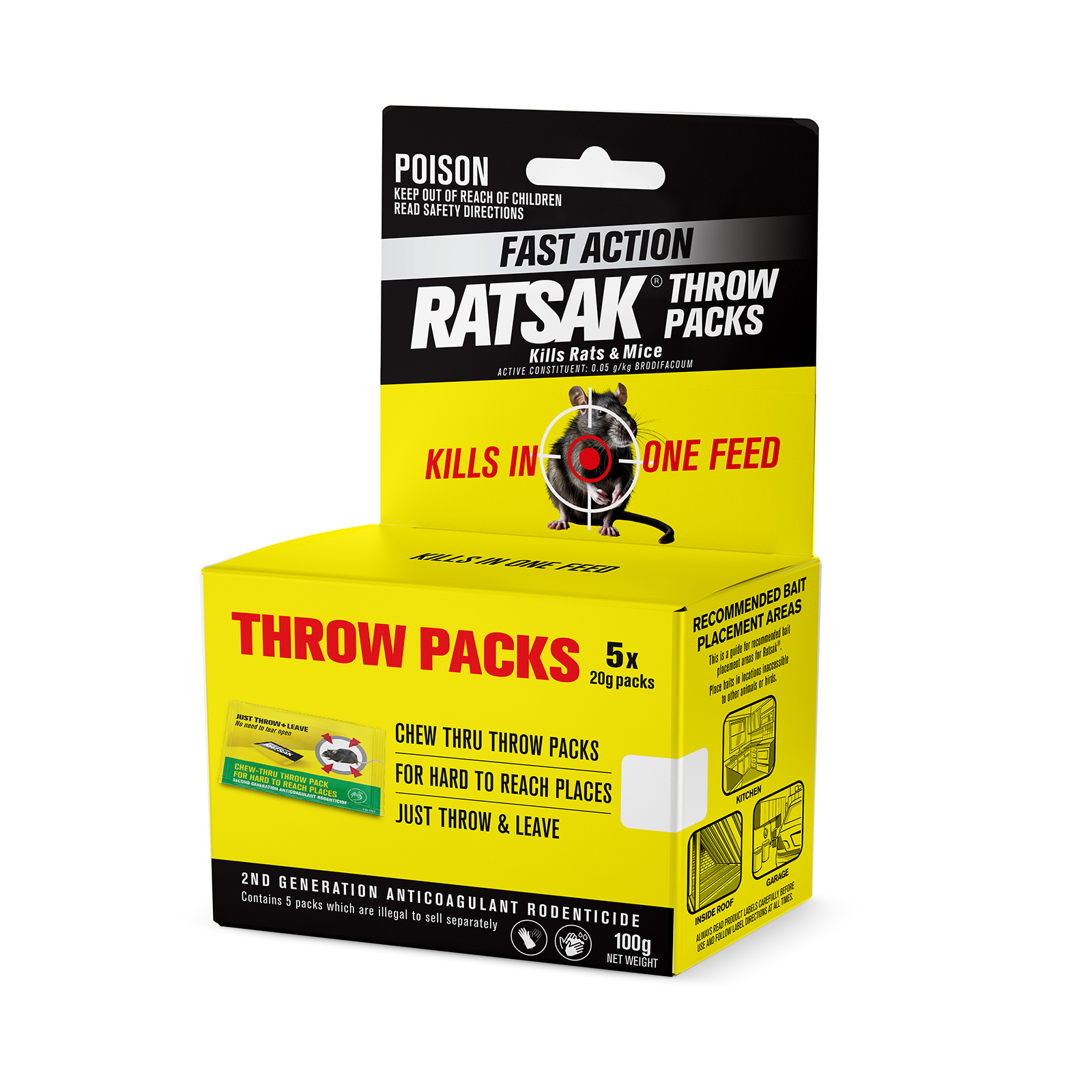 RATSAK Fast Action Throw Packs | Yates Gardening Australia