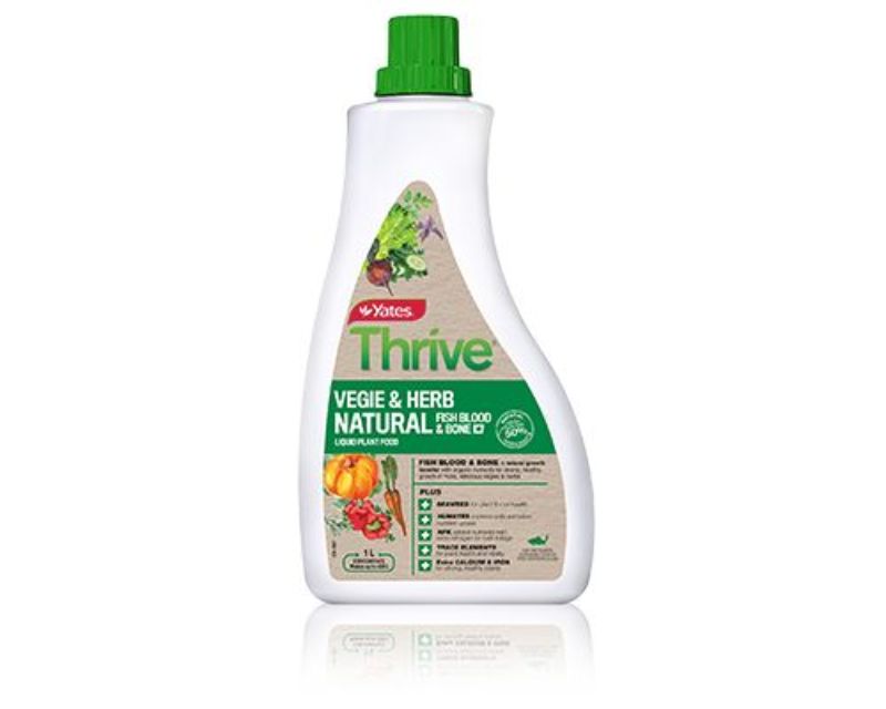 Yates 1L Thrive Natural Vegie & Herb Liquid Plant Food Concentrate