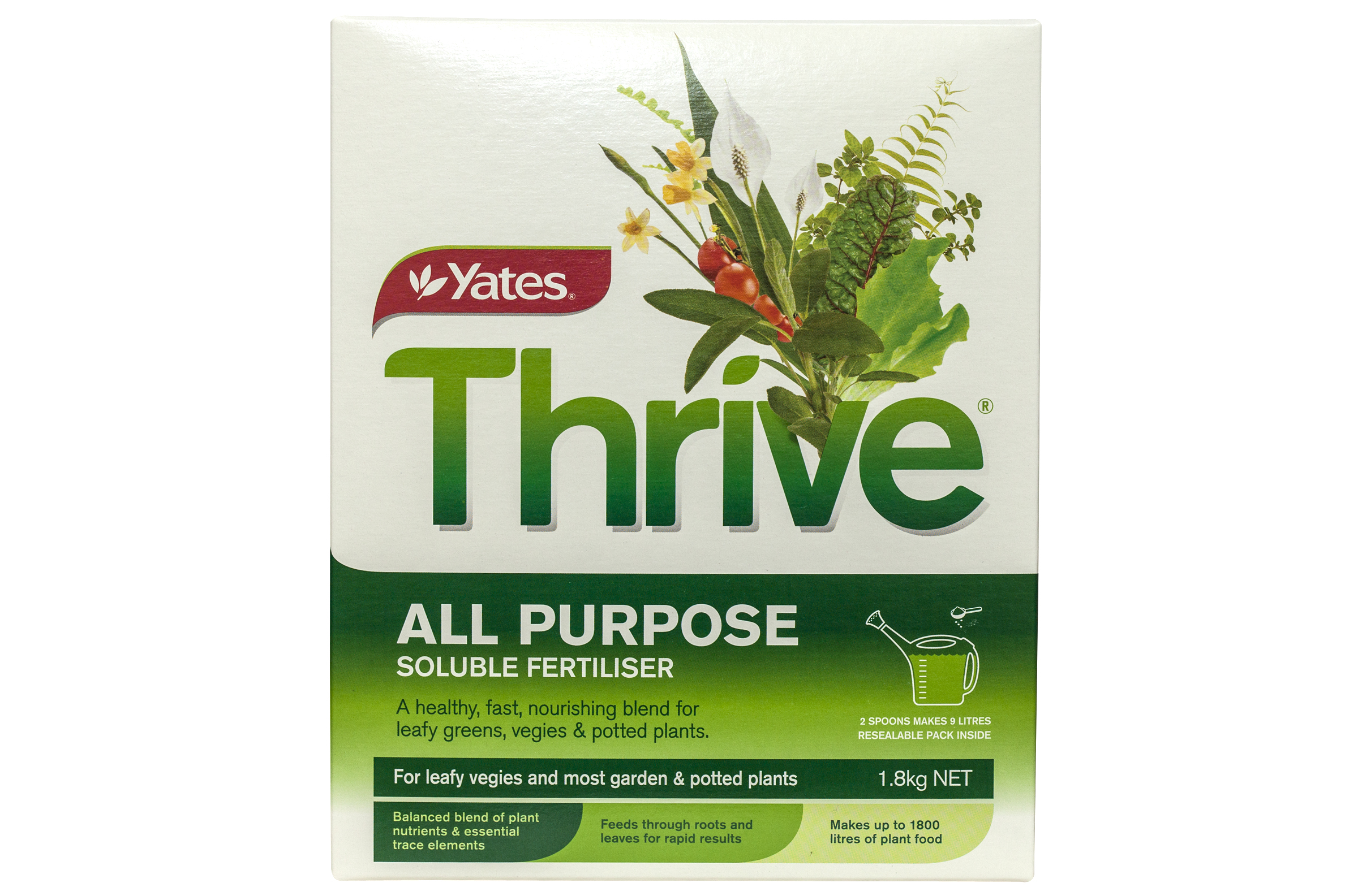 Yates 1.8kg Thrive All Purpose Soluble Plant Food