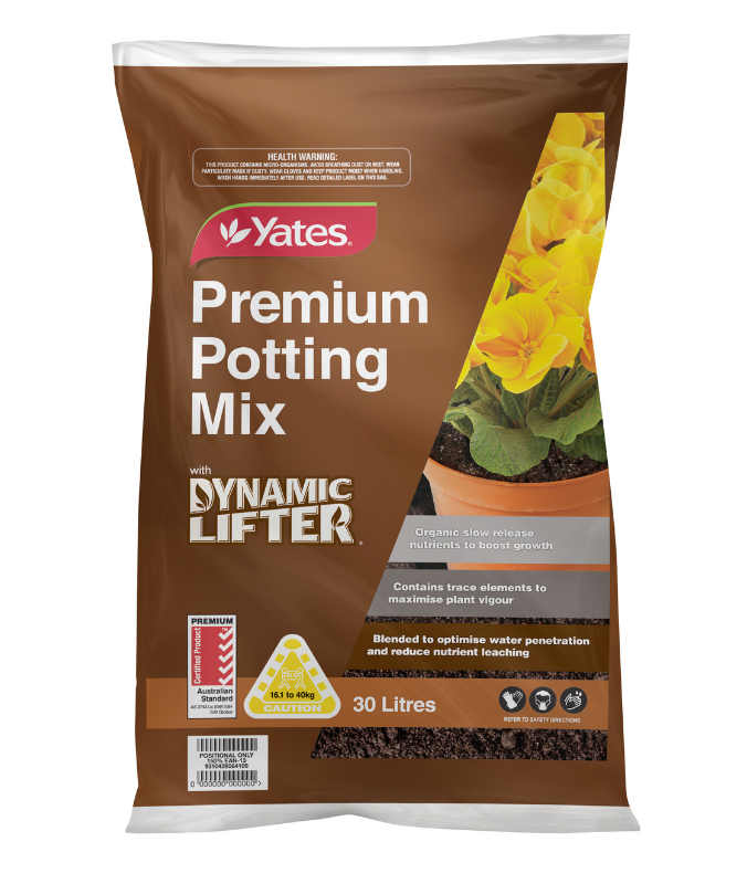 Yates Premium Potting Mix with Dynamic Lifter | Yates Gardening Australia